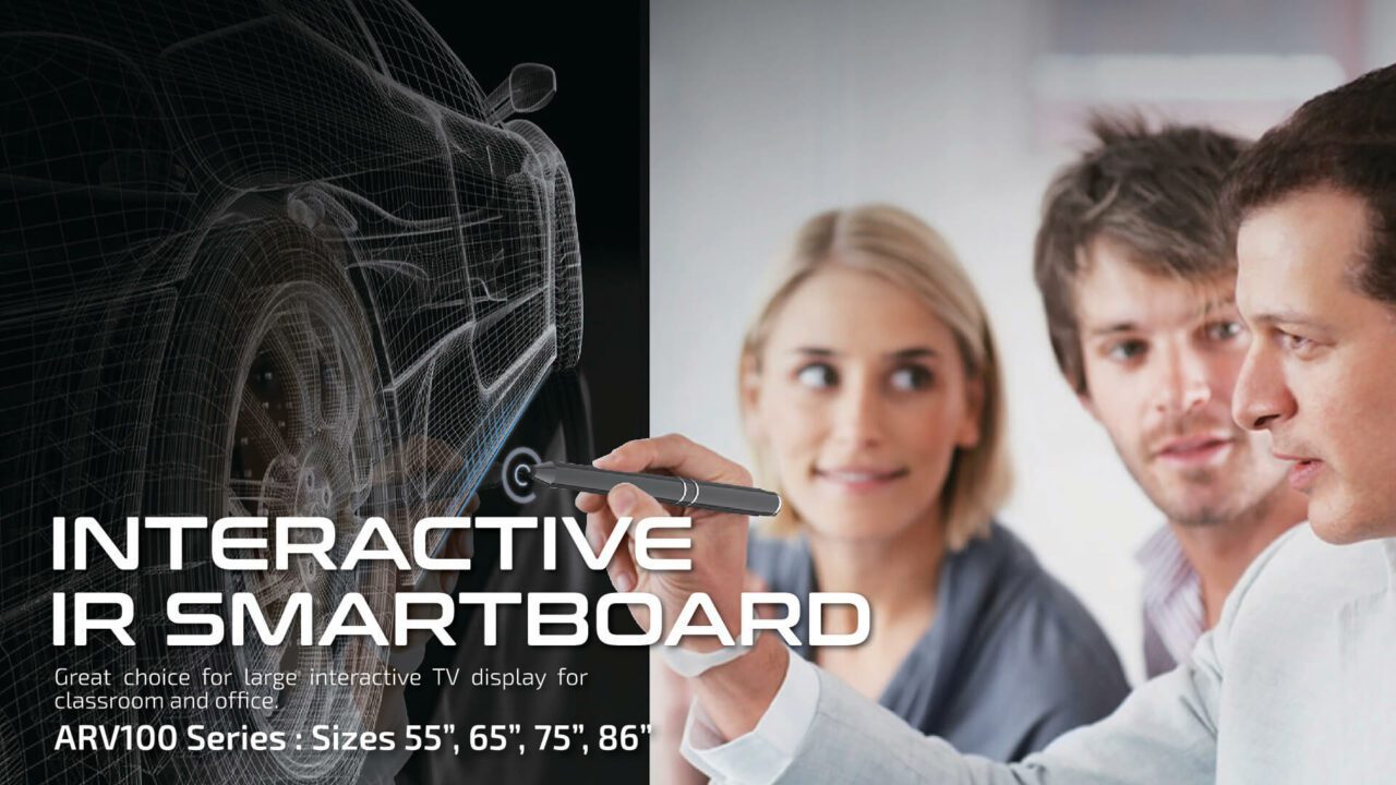 ARVIA Interactive Smartboard-Infrared ARV100 | Super Slim 4K UHD Smart ...